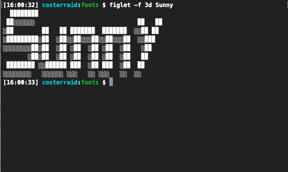 ปรับแต่ง macOS Terminal ด้วย Figlet และ Oh My Zsh | Sunny420x Article.